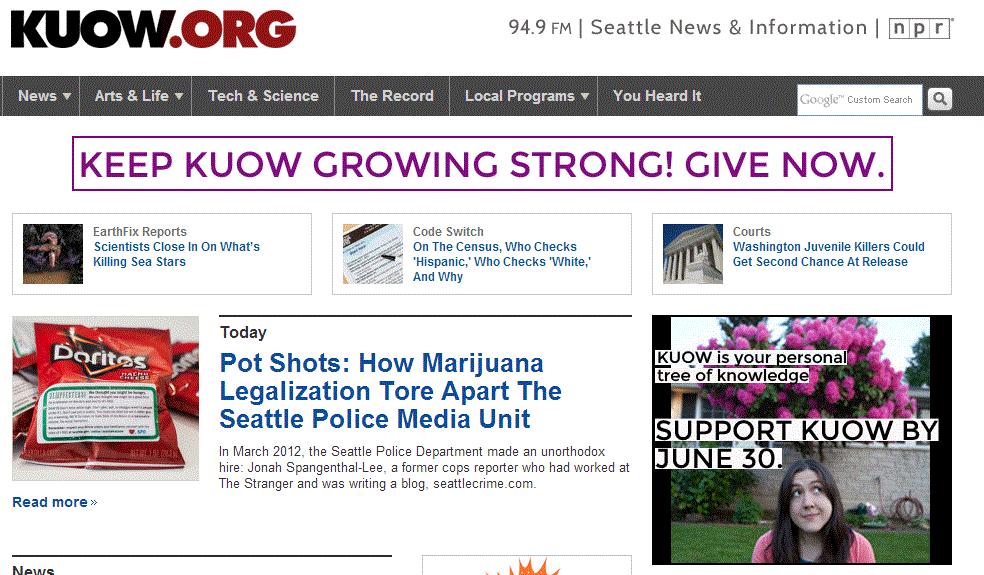 Cliff Mass Weather Blog: KUOW: A Major Public Radio Station Stumbles