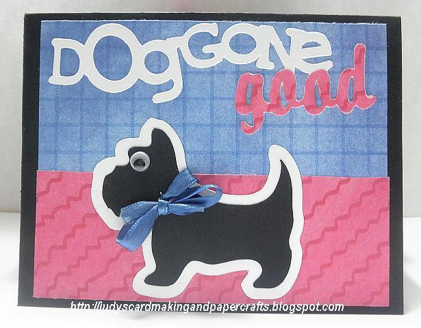Judy's Handmade Creations: A Cute Dog card!