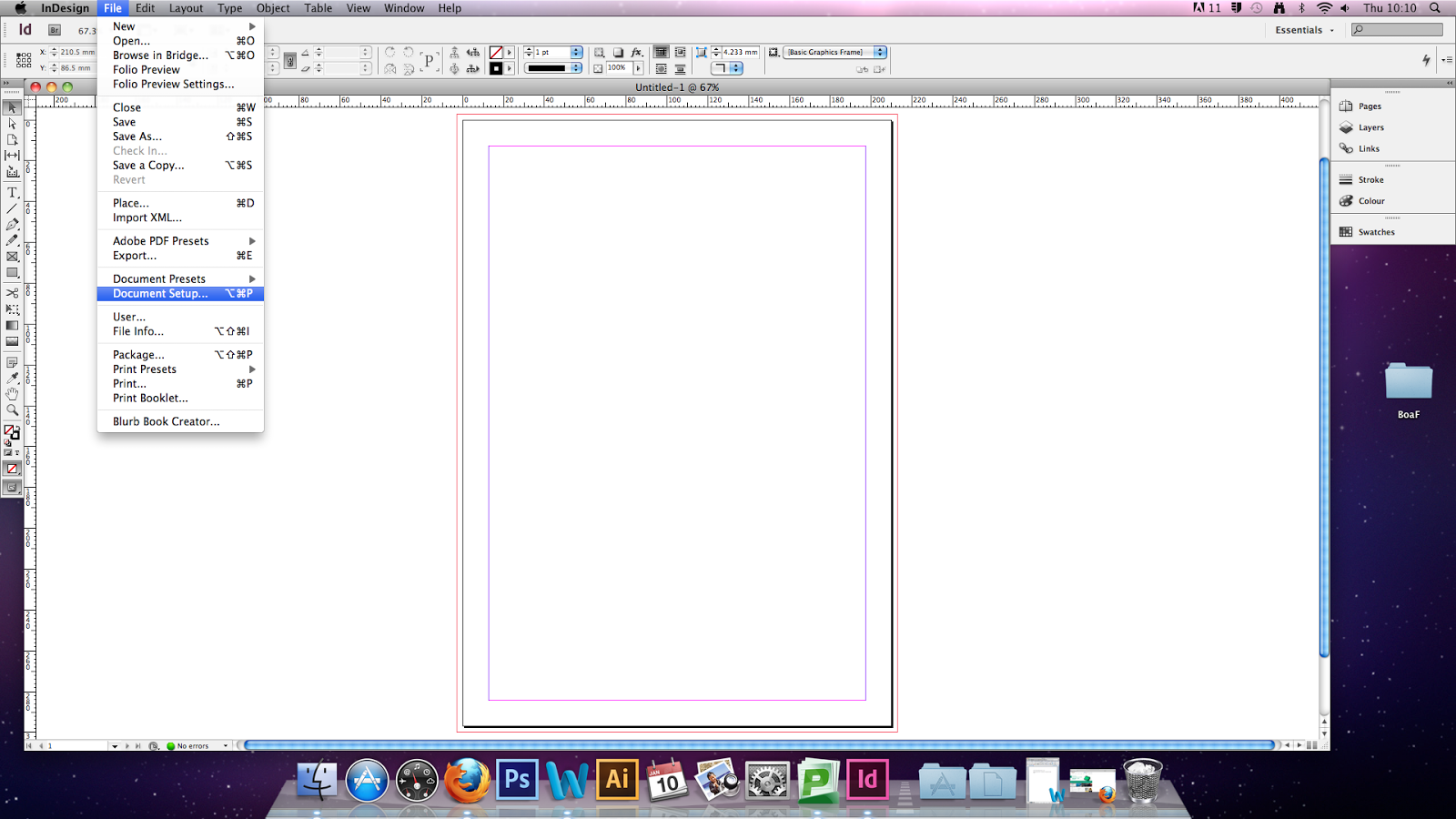 Design Practice: Adobe InDesign Workshop 1