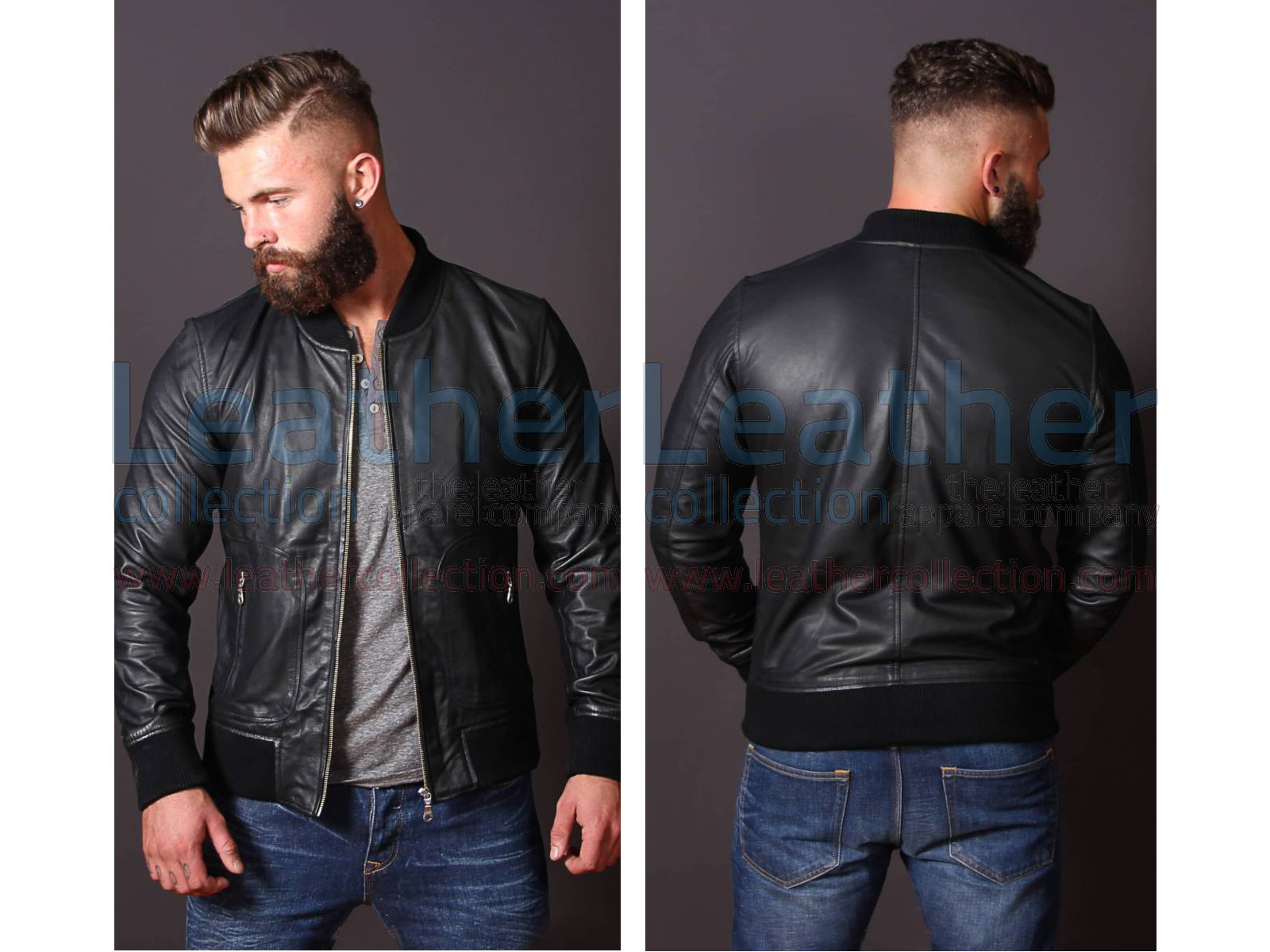 Heritage Leather Jacket For Men - Racing Duke