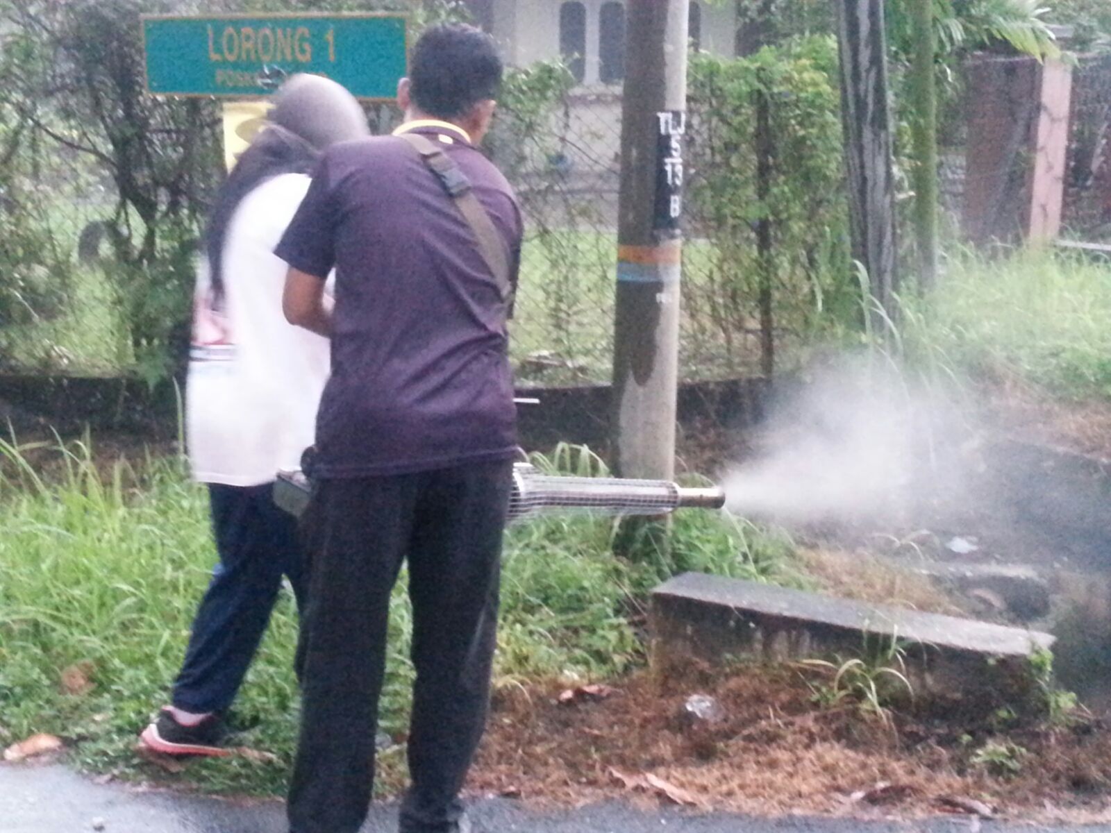DENGUE PATROL SK(P)TM: SEMBURAN KABUS (FOGGING) DI KG BOYAN, TAIPING