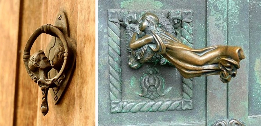 WEIRD NEWS: Strange Door Knockers & Door Handles
