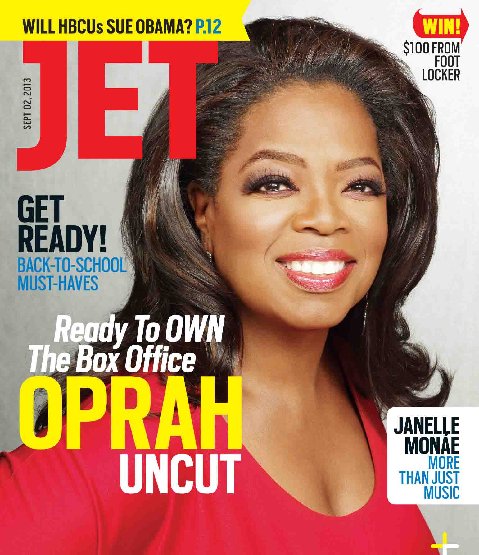 OPRAH'S CANDID INTERVIEW IN JET MAGAZINE