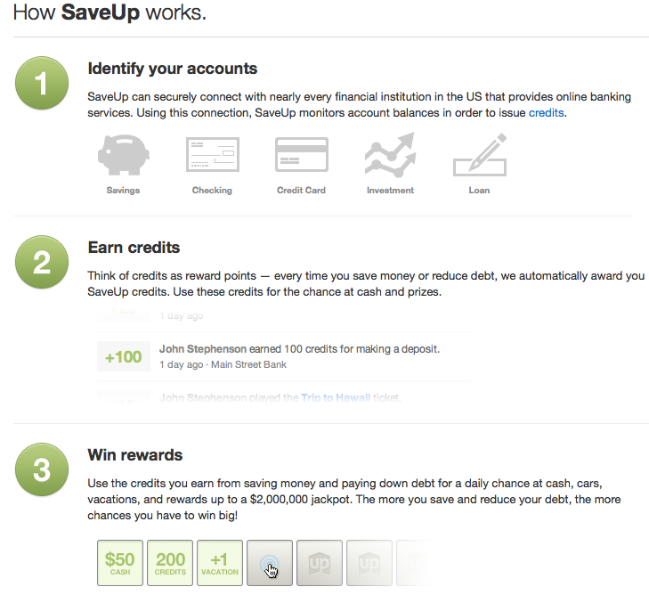 Relentless Financial Improvement: Saveup.com: Play for free prizes by ...