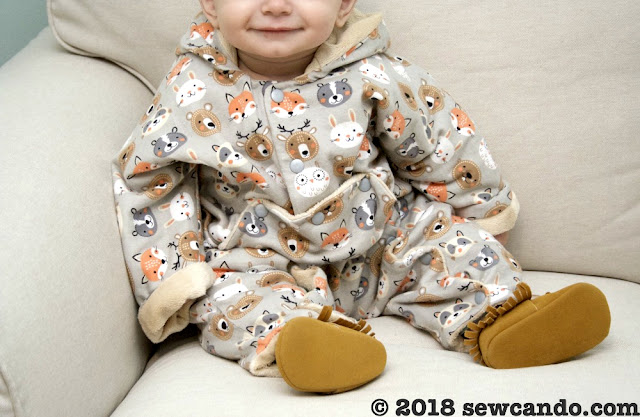 Sew Can Do: Winter Wear for Baby: The Funny Dots Cuddle Suit