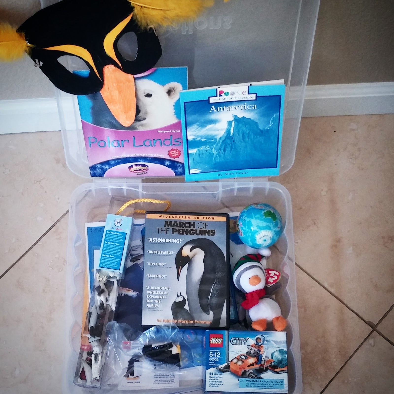 Thrifty Part-Time Homeschooling: Montessori Continent Boxes: Antarctica