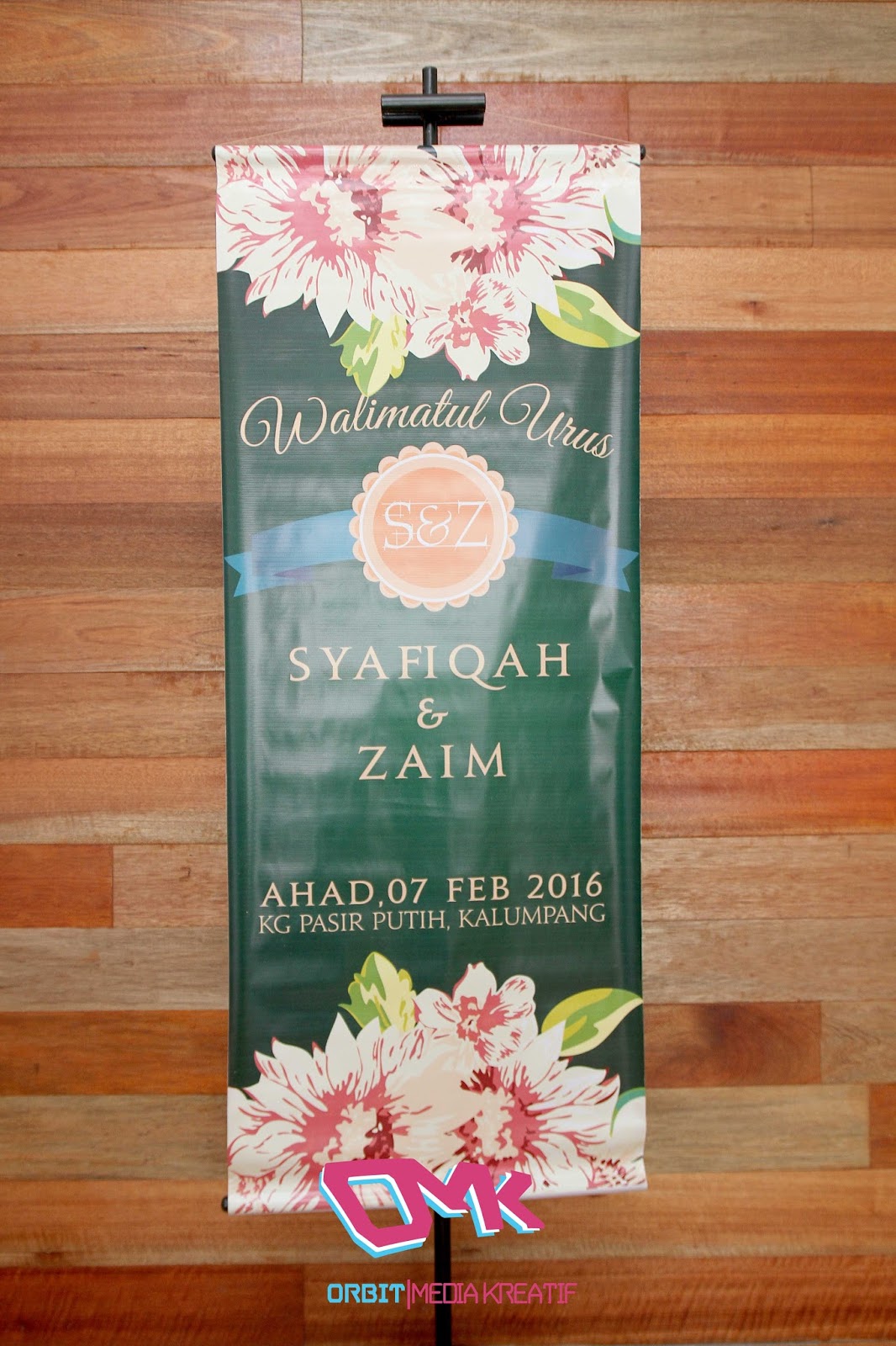 Kad Kahwin Cantik & Berkualiti: BUNTING | BANNER