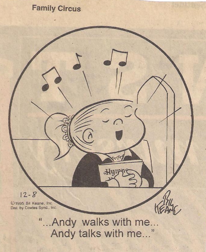 Country Blessings: Andy walks with me