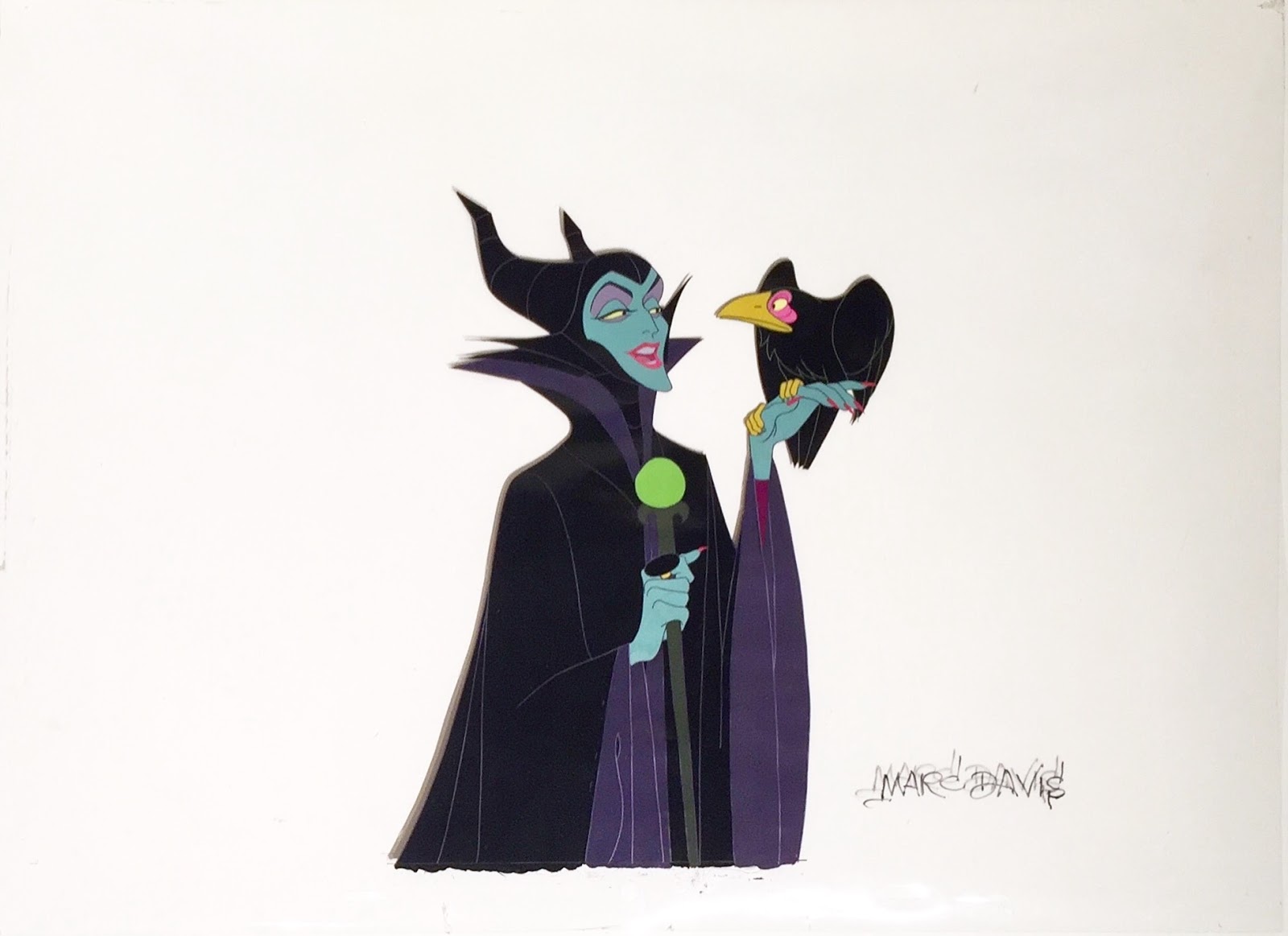 Animation Collection: Original Production Animation Cel of Maleficent ...