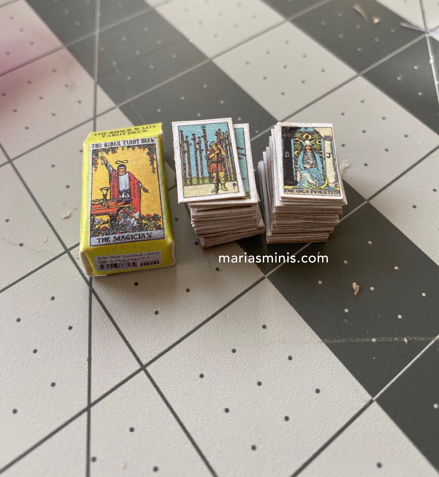 Miniature Tarot Deck and Box