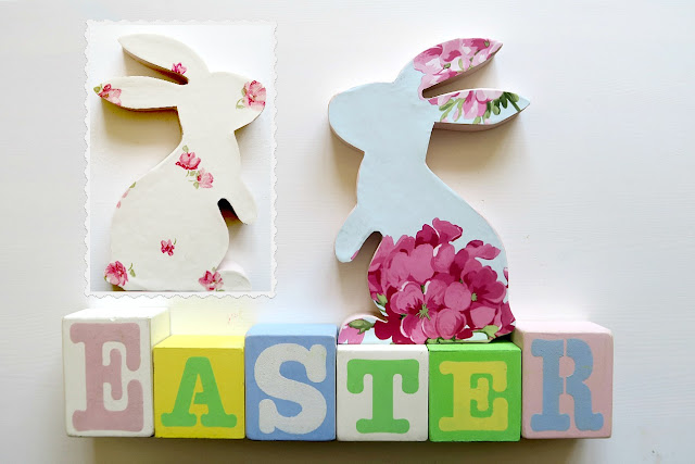 DIY Easy Bunny Decoration with Laura Ashley Wallpaper and Paint ...