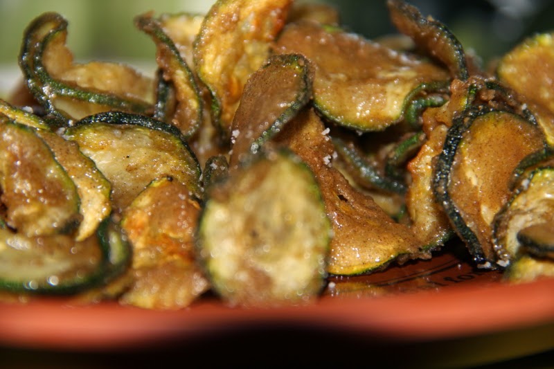 Godt og Sunt: Squash Chips fritert i ghee