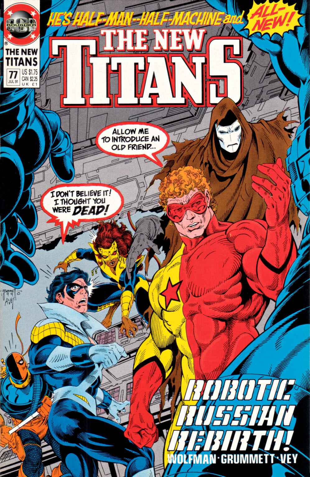 Read online The New Titans (1988) comic - Issue #77