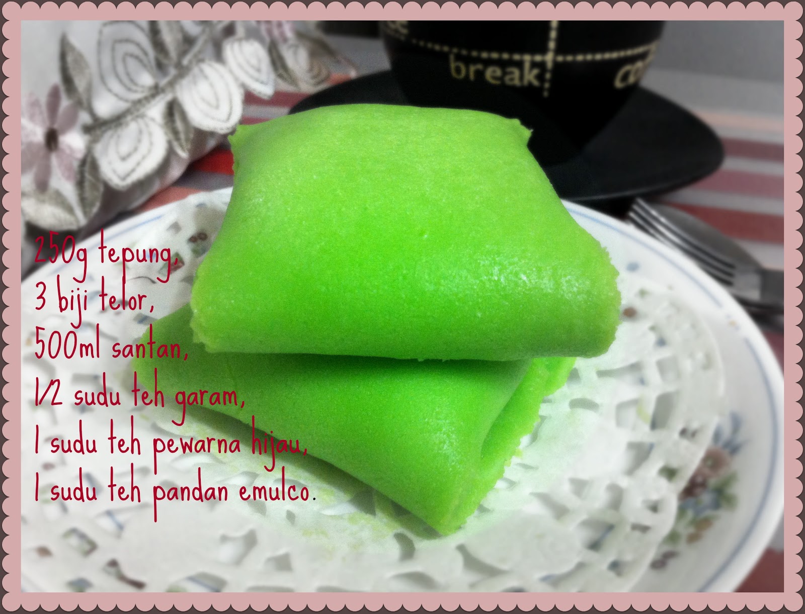 Durian Crepe.. menu petang kami.