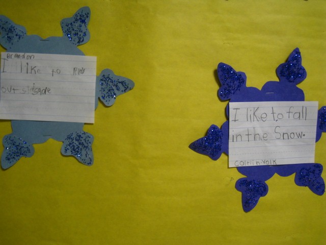 First Grade Smarties: Winter Writing Freebie