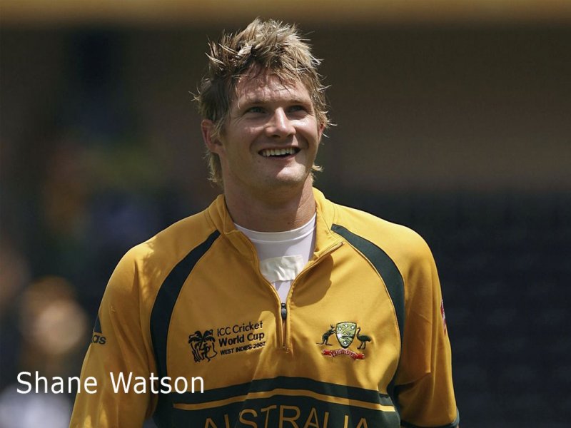 The Cricket Games: Shane Watson Latest Free Wallpapers and HQ Pictures