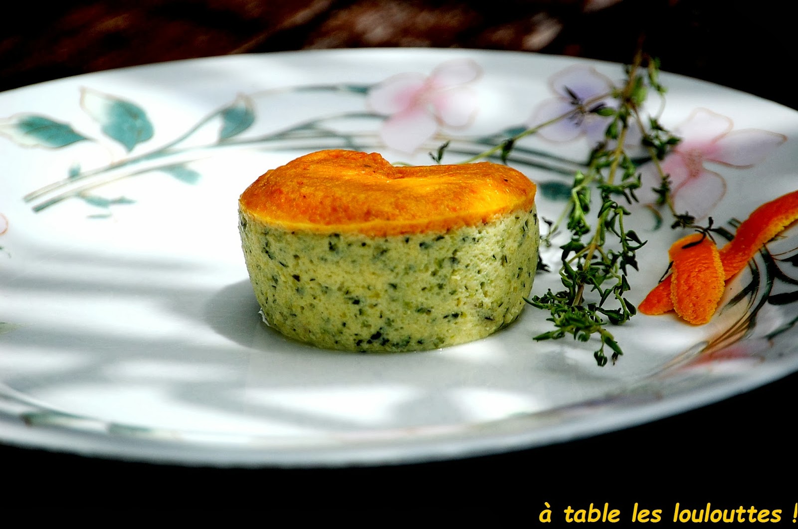 A table les loulouttes !: Mousse de courgettes et carottes à l'orange