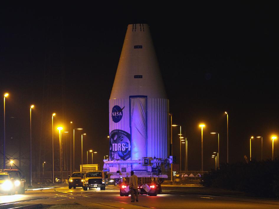 Suburban spaceman: NASA TDRS-K Spacecraft Ready for Launch