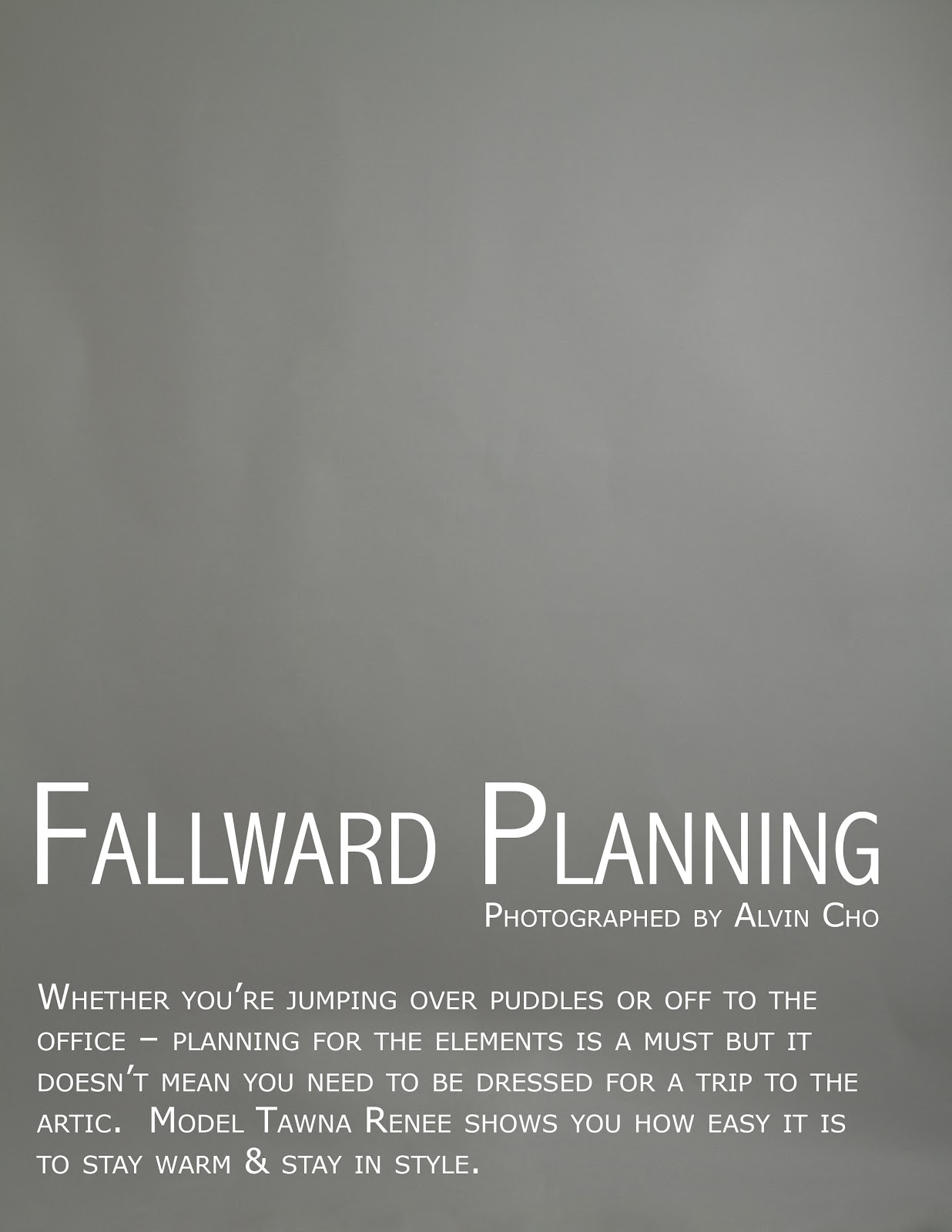 Unconfined Aspirations: Fallward Planning.