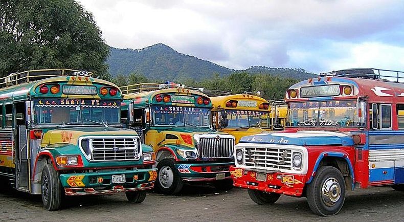 Pix Grove: Chicken Buses of Guatemala