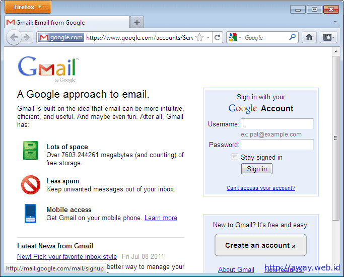 Tips : How to Create a Gmail Account ~ Sharedcomp|Tutorial,Review