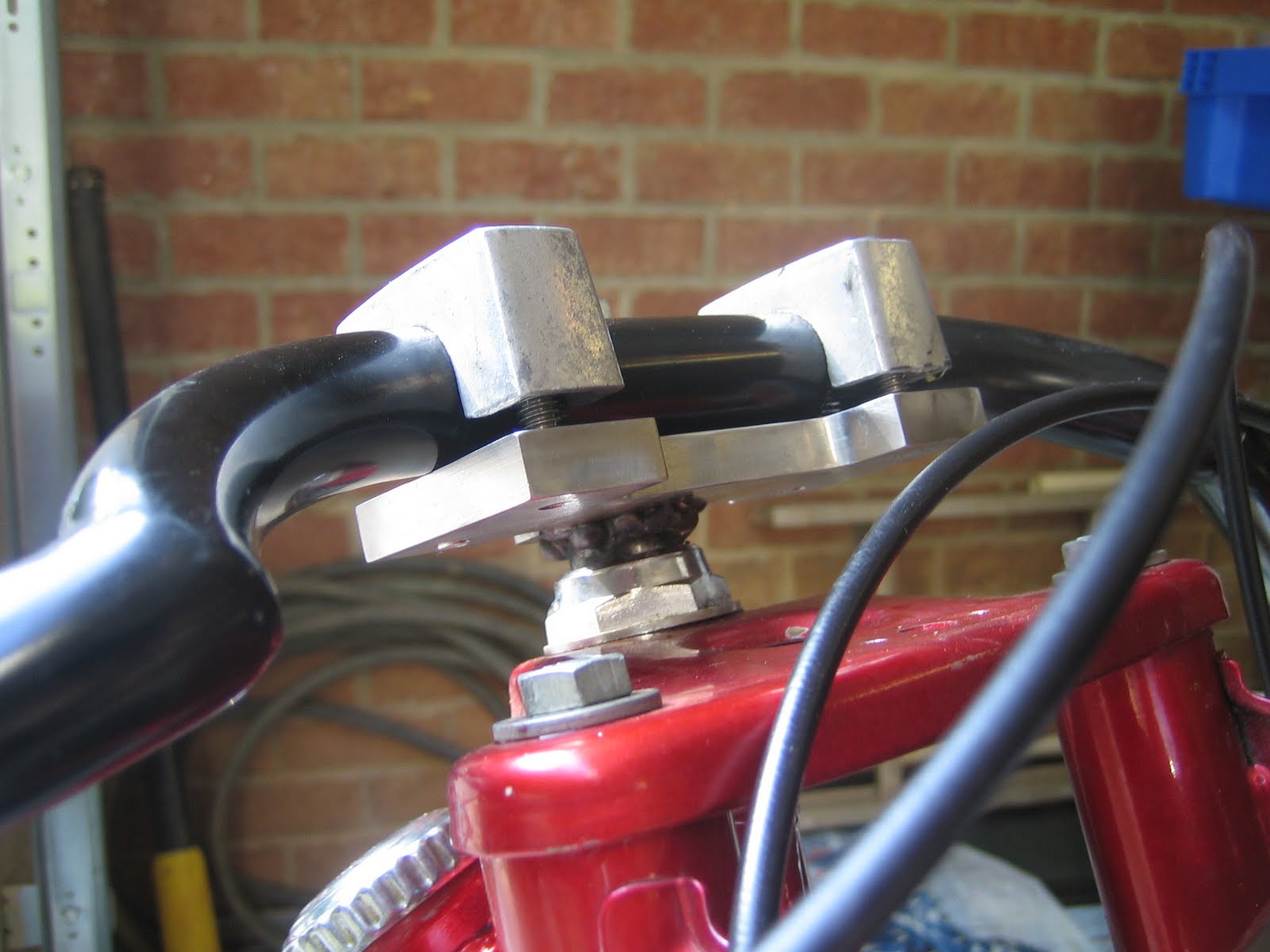 Bad Ass Moped: Welded Steering Column