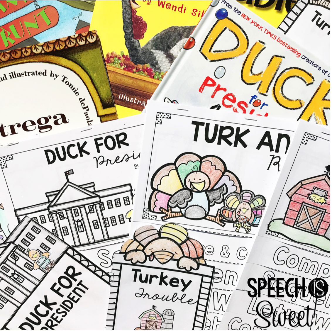 November Literature Flip Books - Speech is Sweet