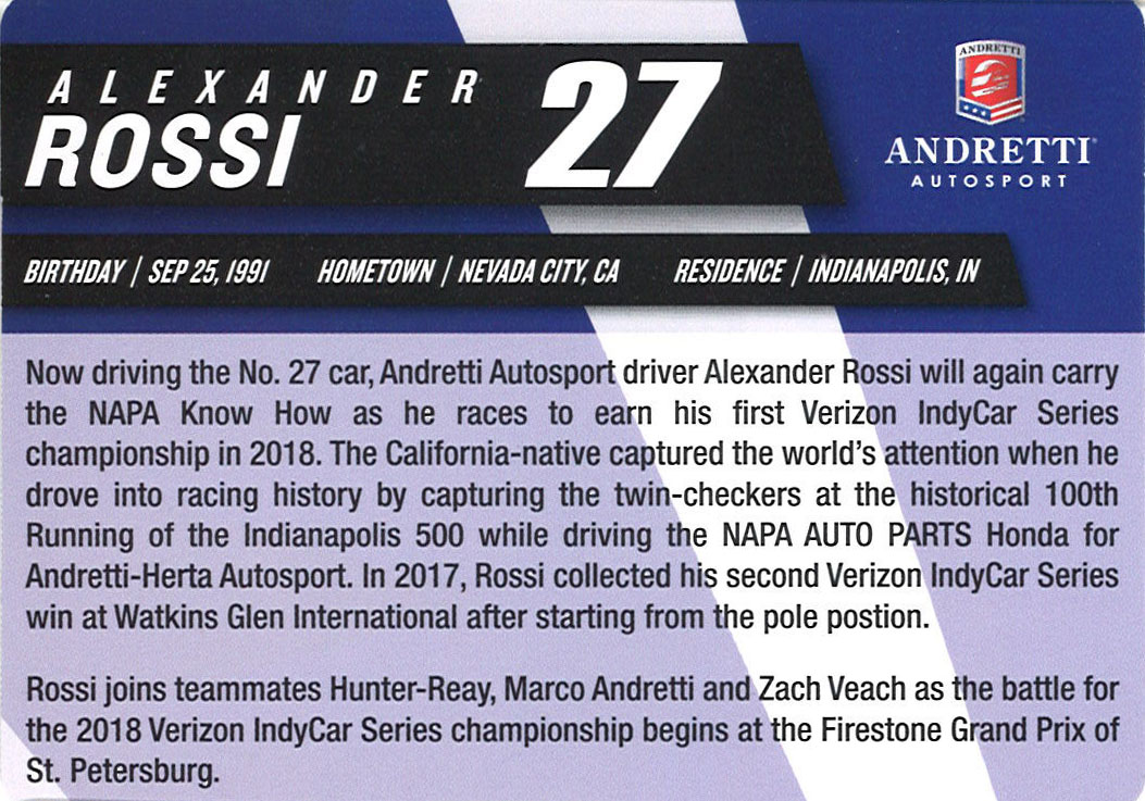 Wrigley Roster Jenga: Indy Cars and Indy Cards