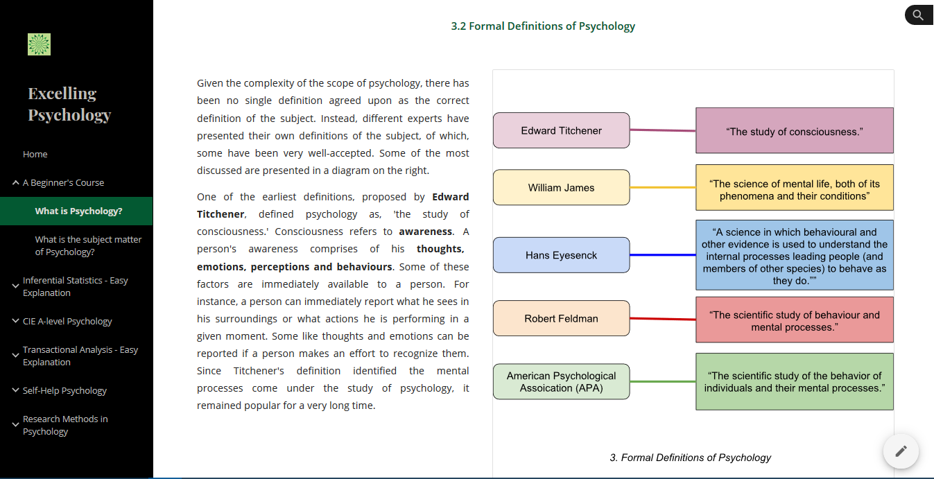 Learn Psychology for Beginners, a free course on the Excelling ...