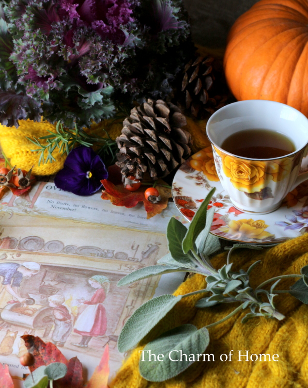 The Charm of Home: November Tea/Garden Journal