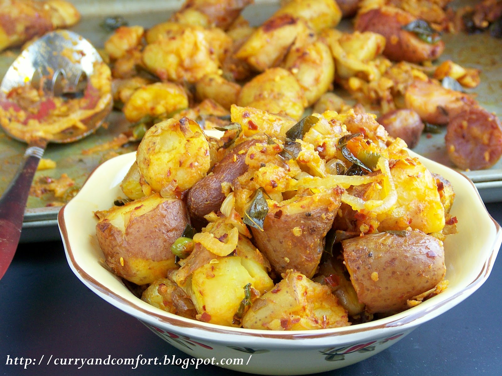 Kitchen Simmer: Roasted Deviled Potatoes