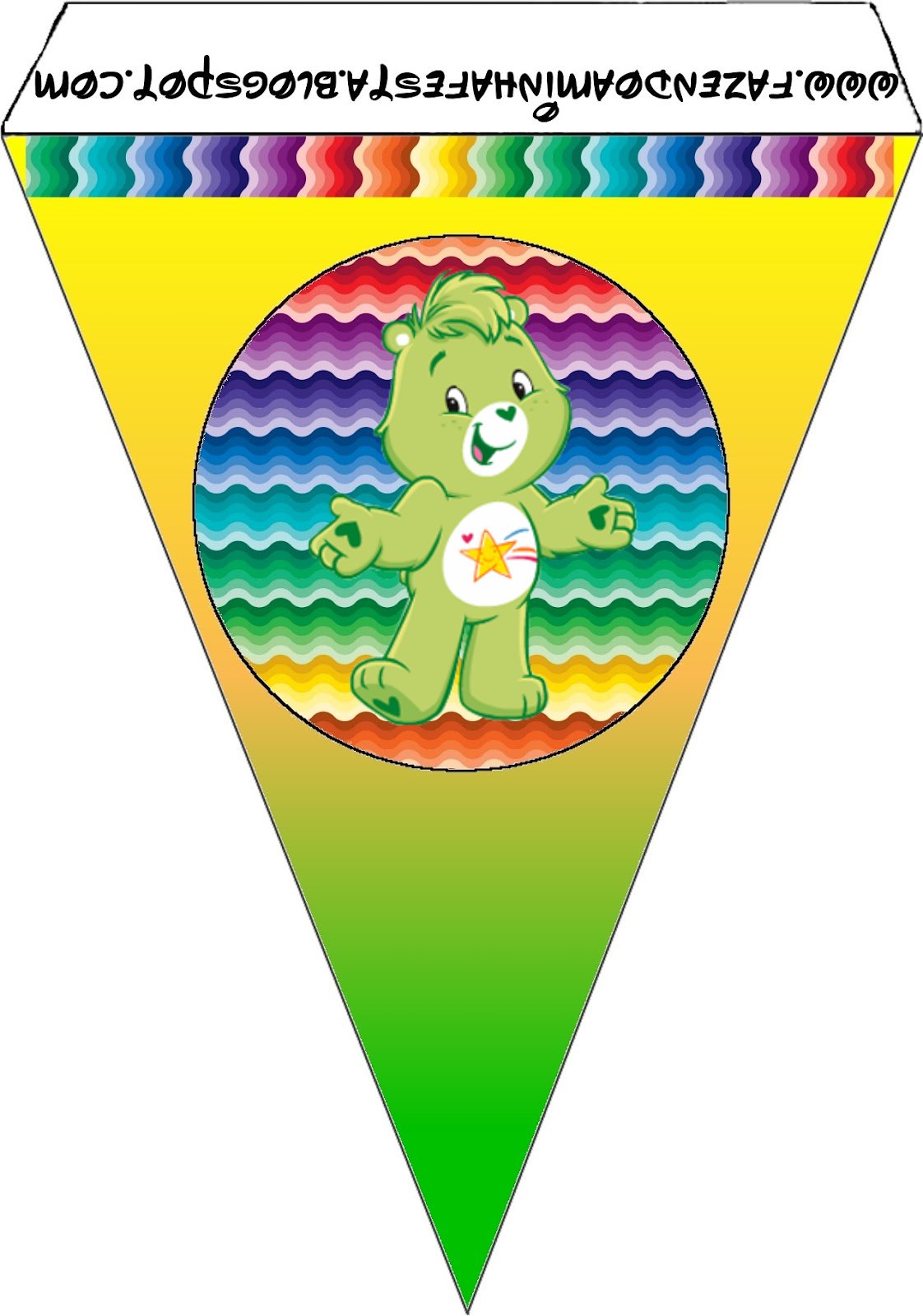 Care Bears with Rainbow: Free Party Printables. - Oh My Fiesta! in english