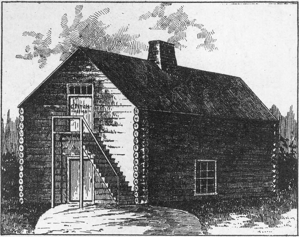 The Lucas Countyan: The old log courthouse