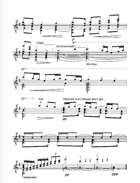 Debussy Claude - La Fille aux Cheveux de Lin | Partituras para Guitarra