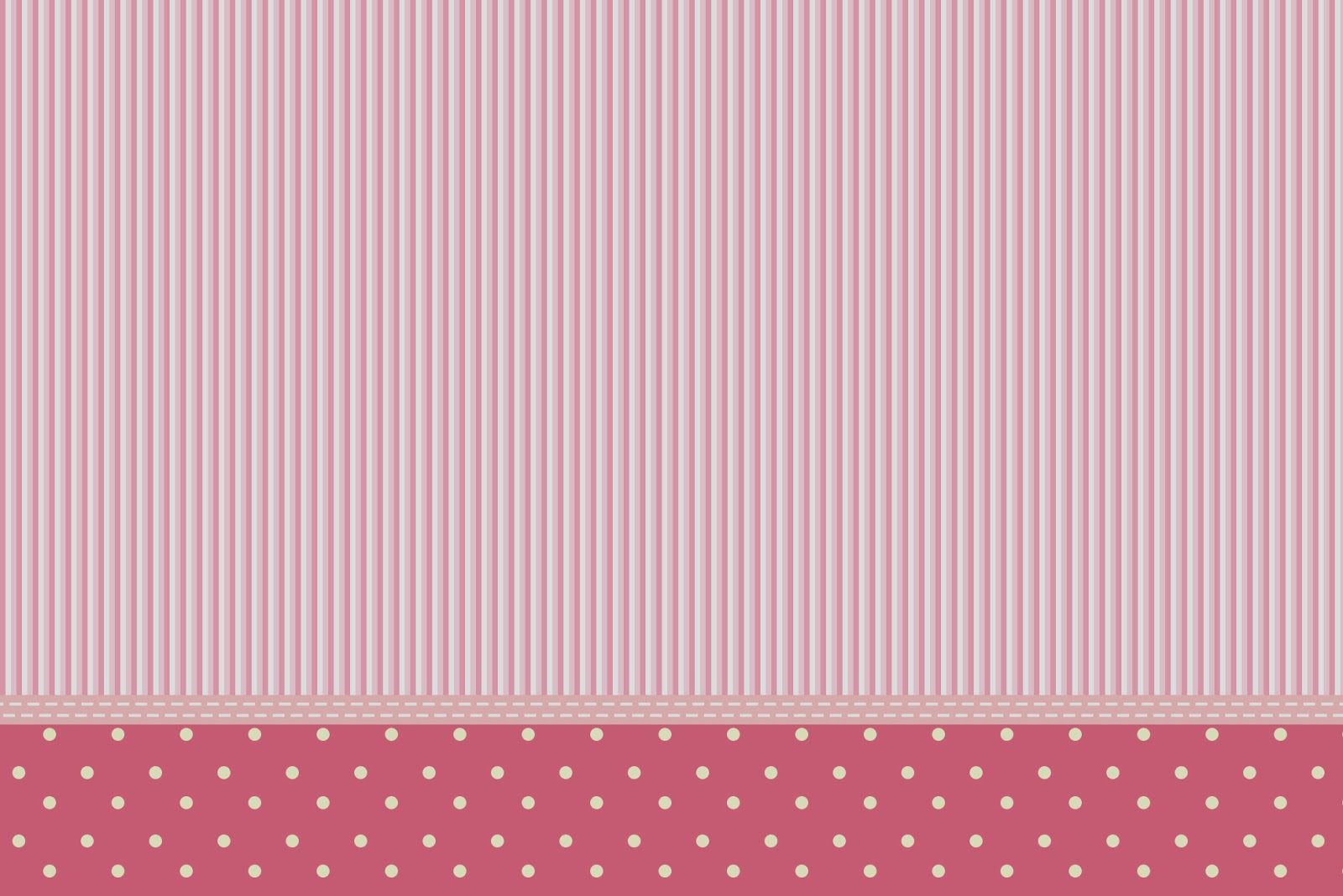 Rayas y Lunares Blanco y Rosa: Invitaciones para Imprimir Gratis ...