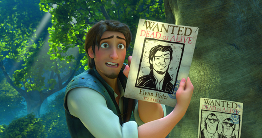 it begins with a messenger bag...: Flynn Rider, the Attractive cartoon