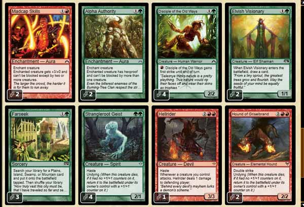Magic the Gathering Adventures: Gruul Deck in Gatecrash Standard