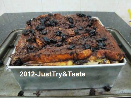 Puding Roti Coklat | Just Try & Taste