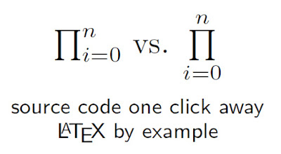 Latex Kurs: latex produktzeichen mit grenzen