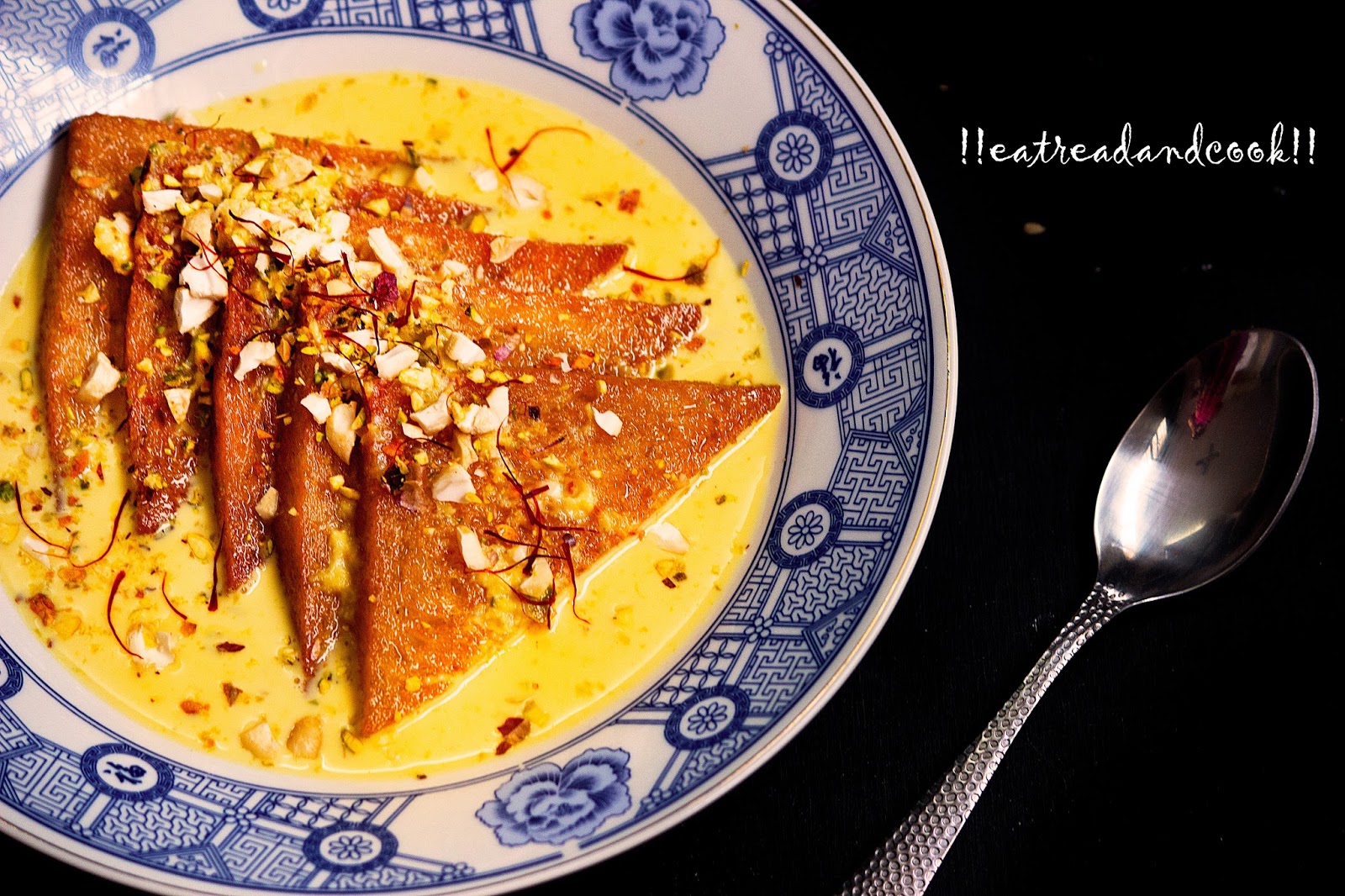 Shahi Tukra ~ Indian Bread Pudding