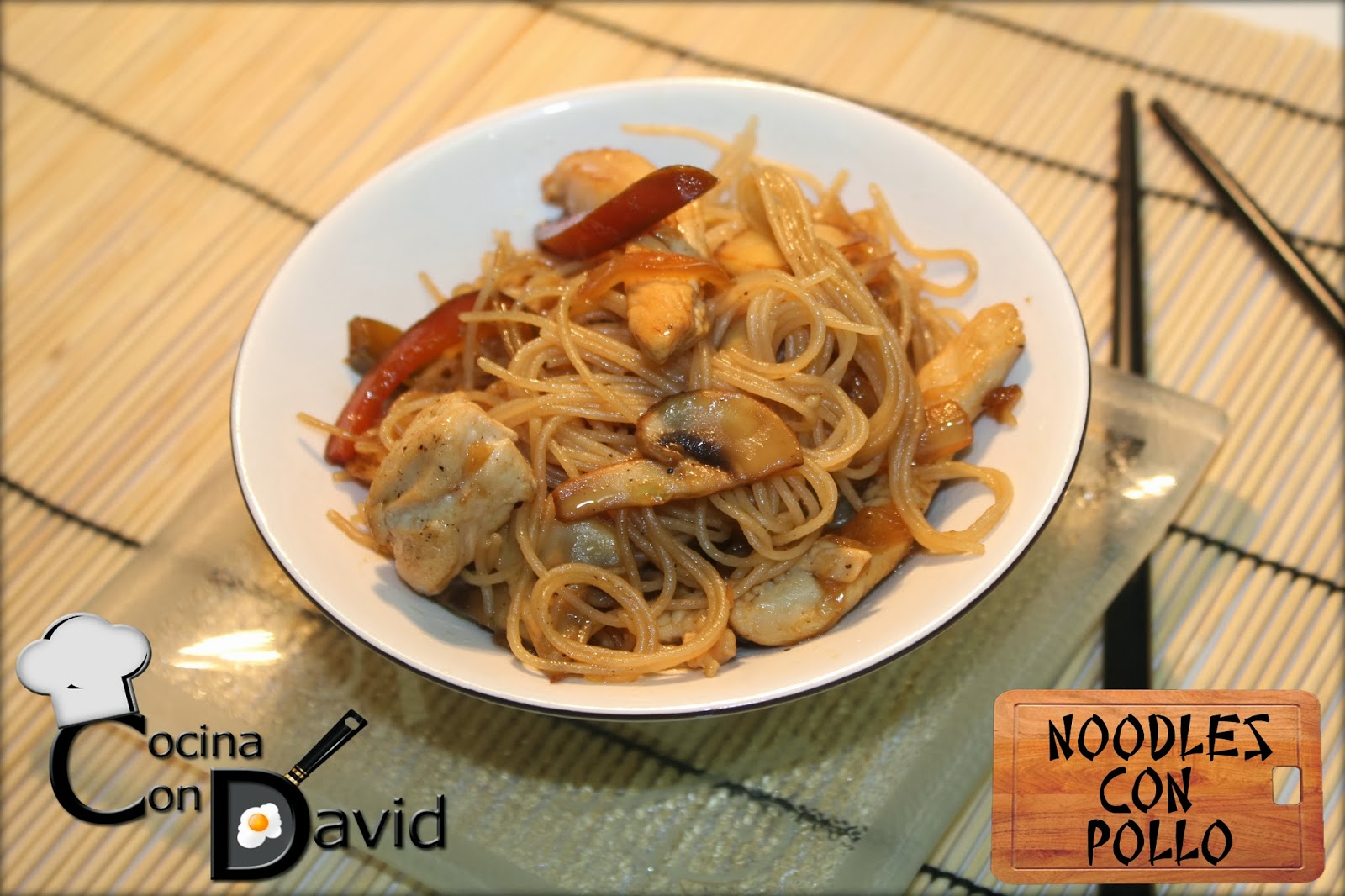 Cocina con David: Noodles con pollo