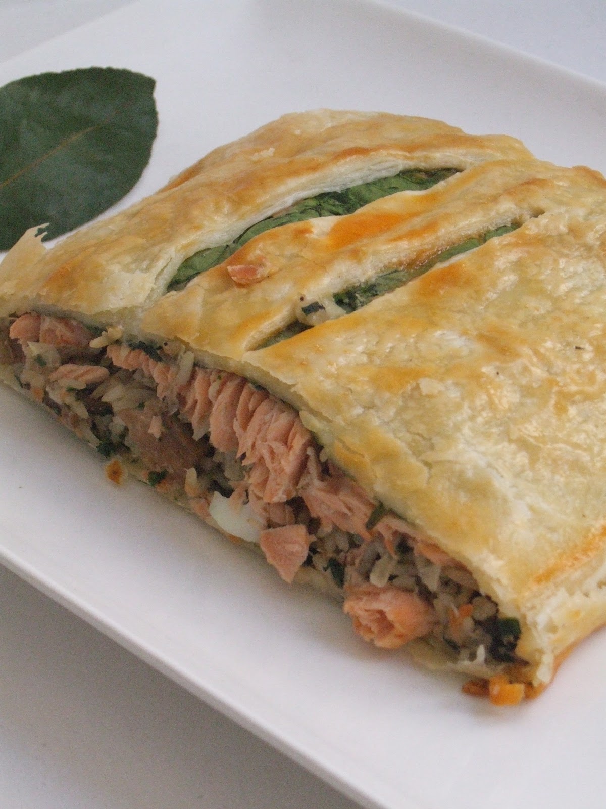 From Russia with love.Coulibiac pillow, a dream of a dish