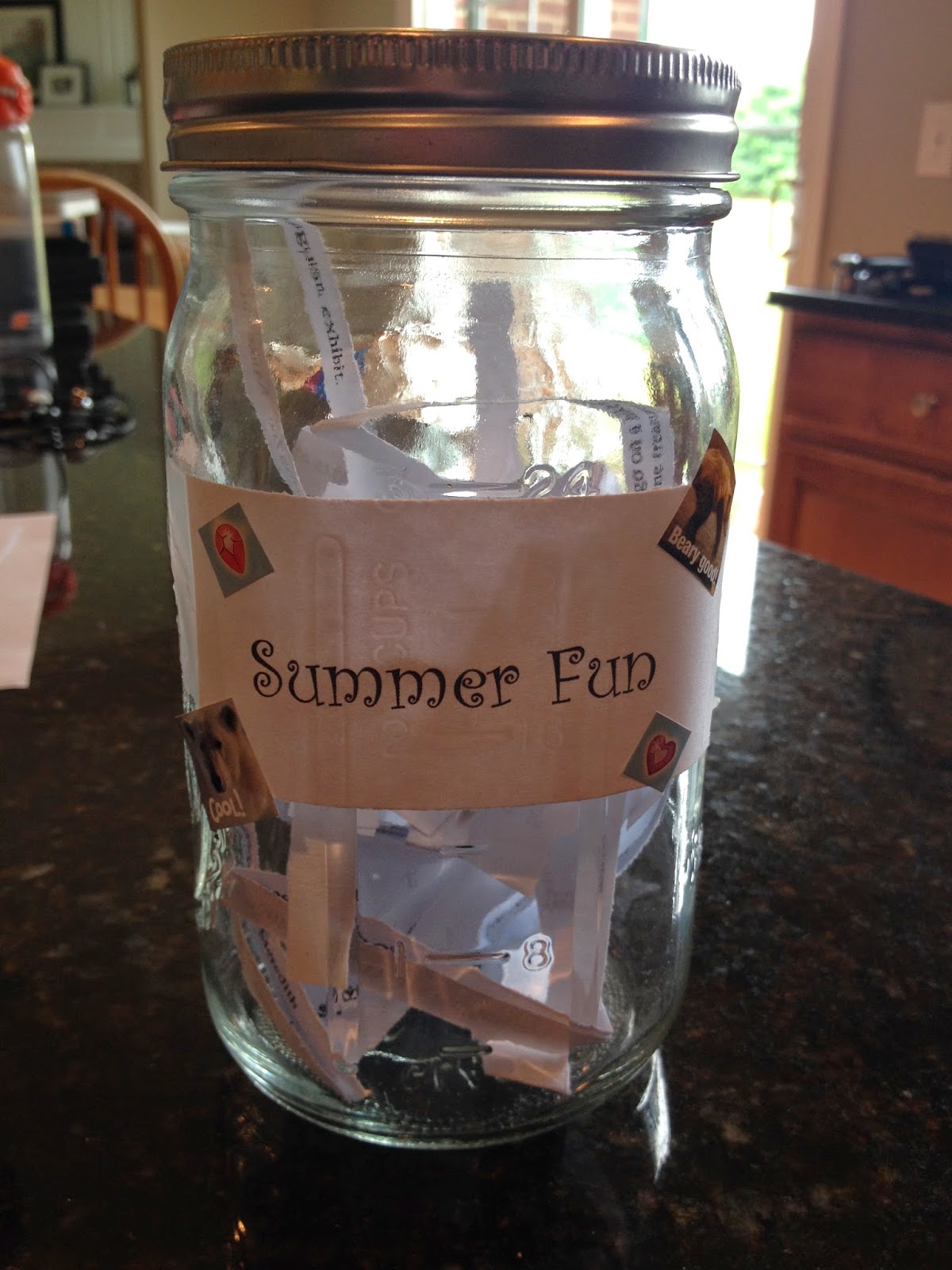 Kevin and Amy's World: Summer Fun Jar