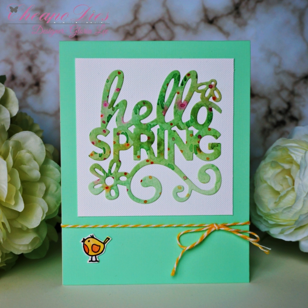 Gloria's craft room: Hello Spring!