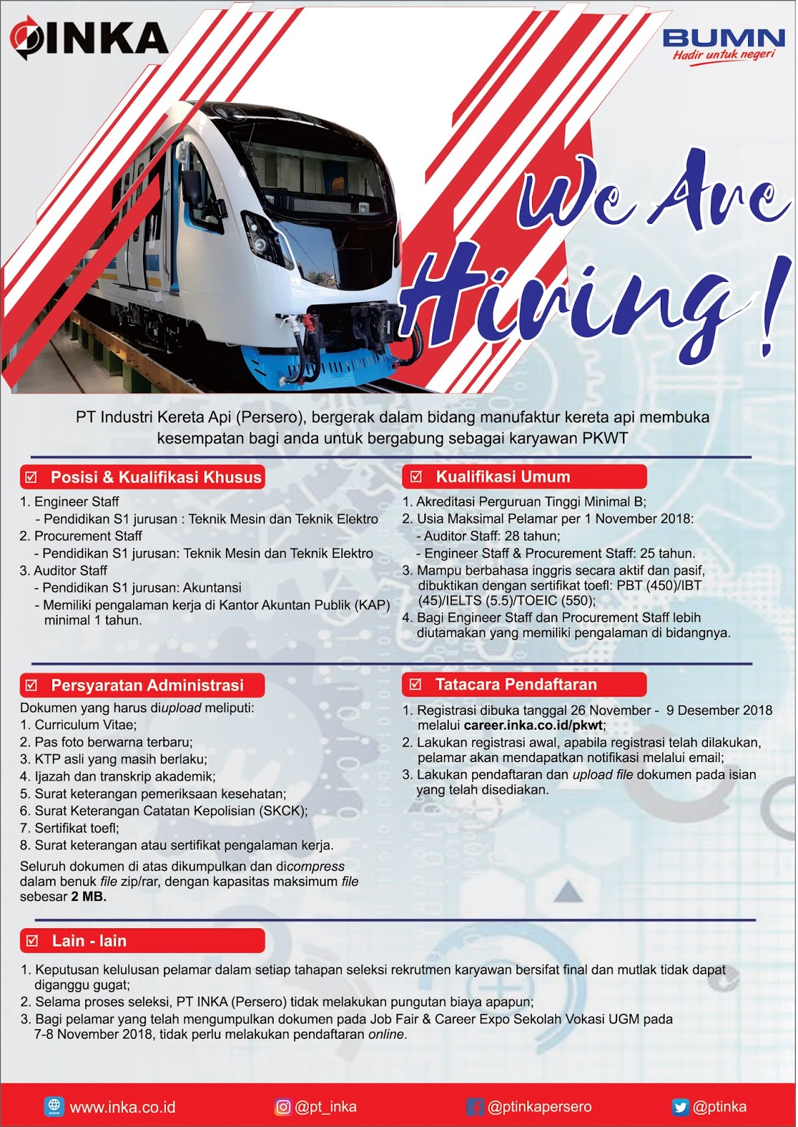 Mari Berbagi: PT. Industri Kereta Api (Persero)