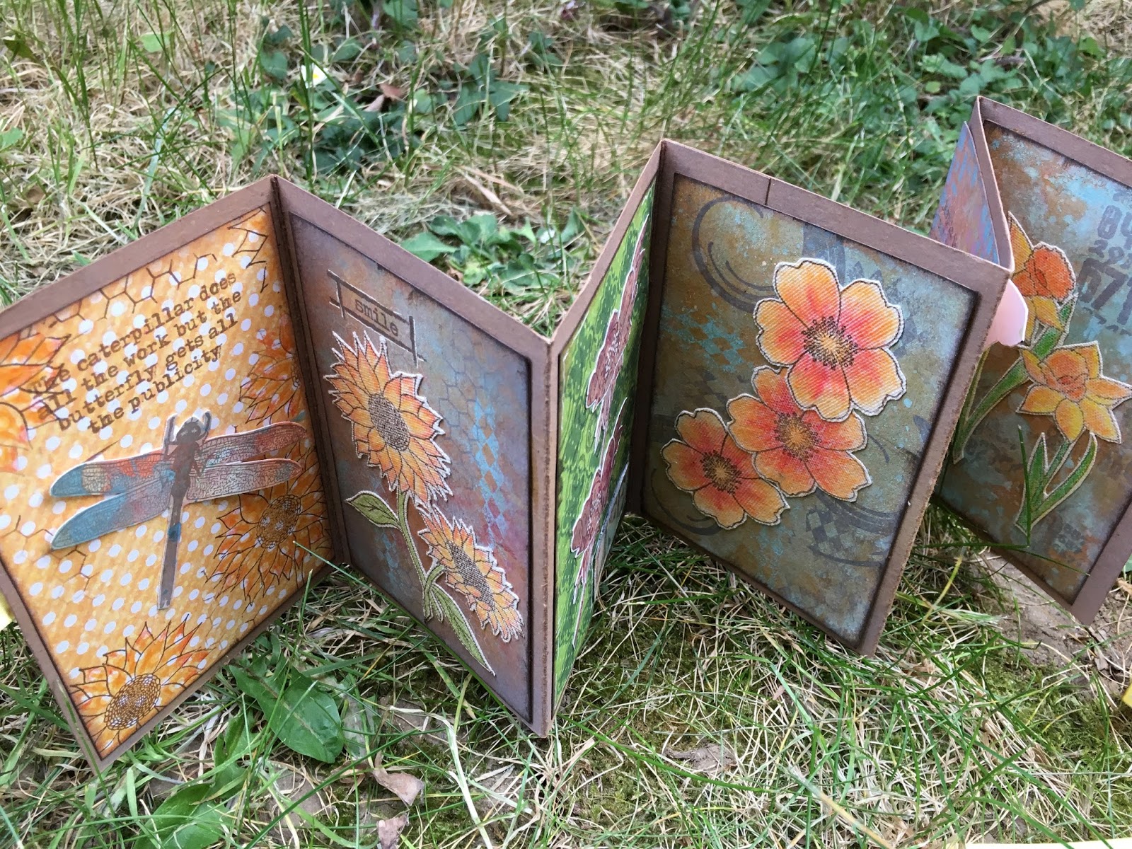 The Artistic Stamper Creative Team Blog: Accordian Book by Debs