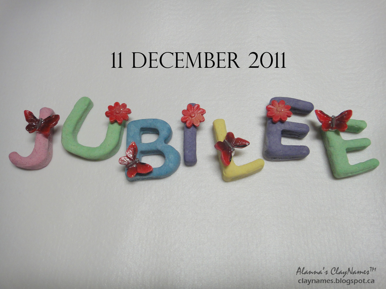 Baby Alanna's Clay Names