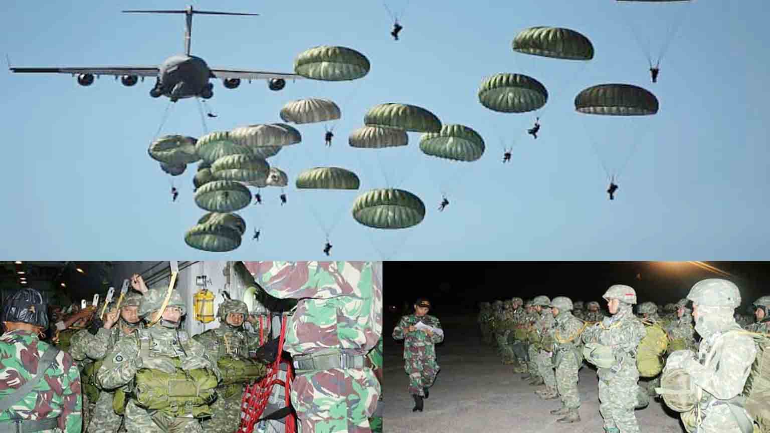 BRIGIF PARA RAIDER 3 KOSTRAD 2 KALI TERJUN PAYUNG DI POLMAN