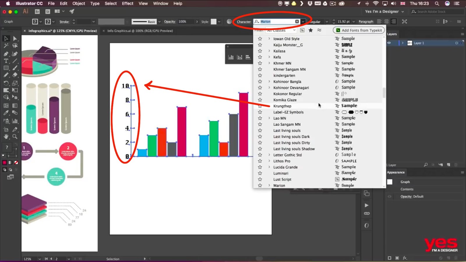 IS Artists: How to Make Graphs in Adobe Illustrator Part 1: Column Graphs