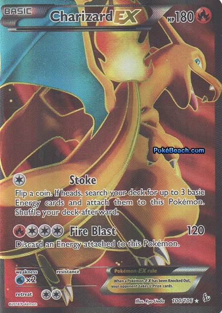 Charizard EX Full Art -- Flashfire Pokemon Card Review ...